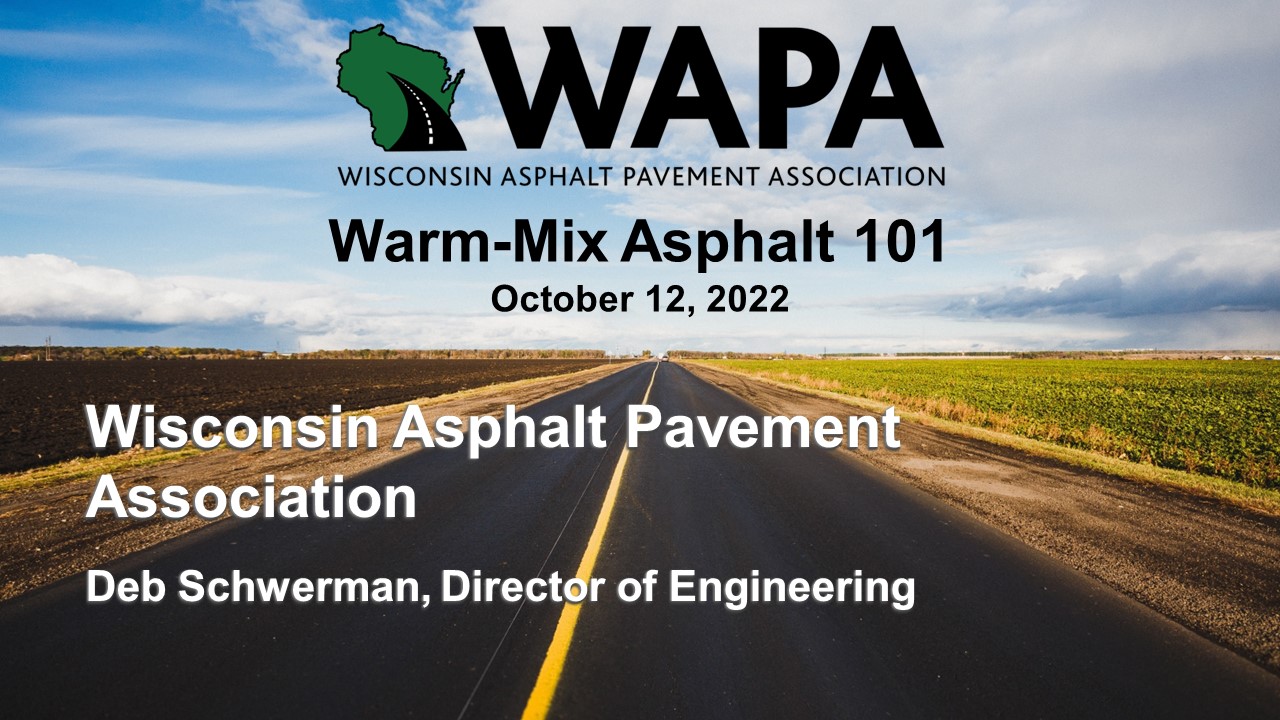 Warm-Mix Asphalt 101