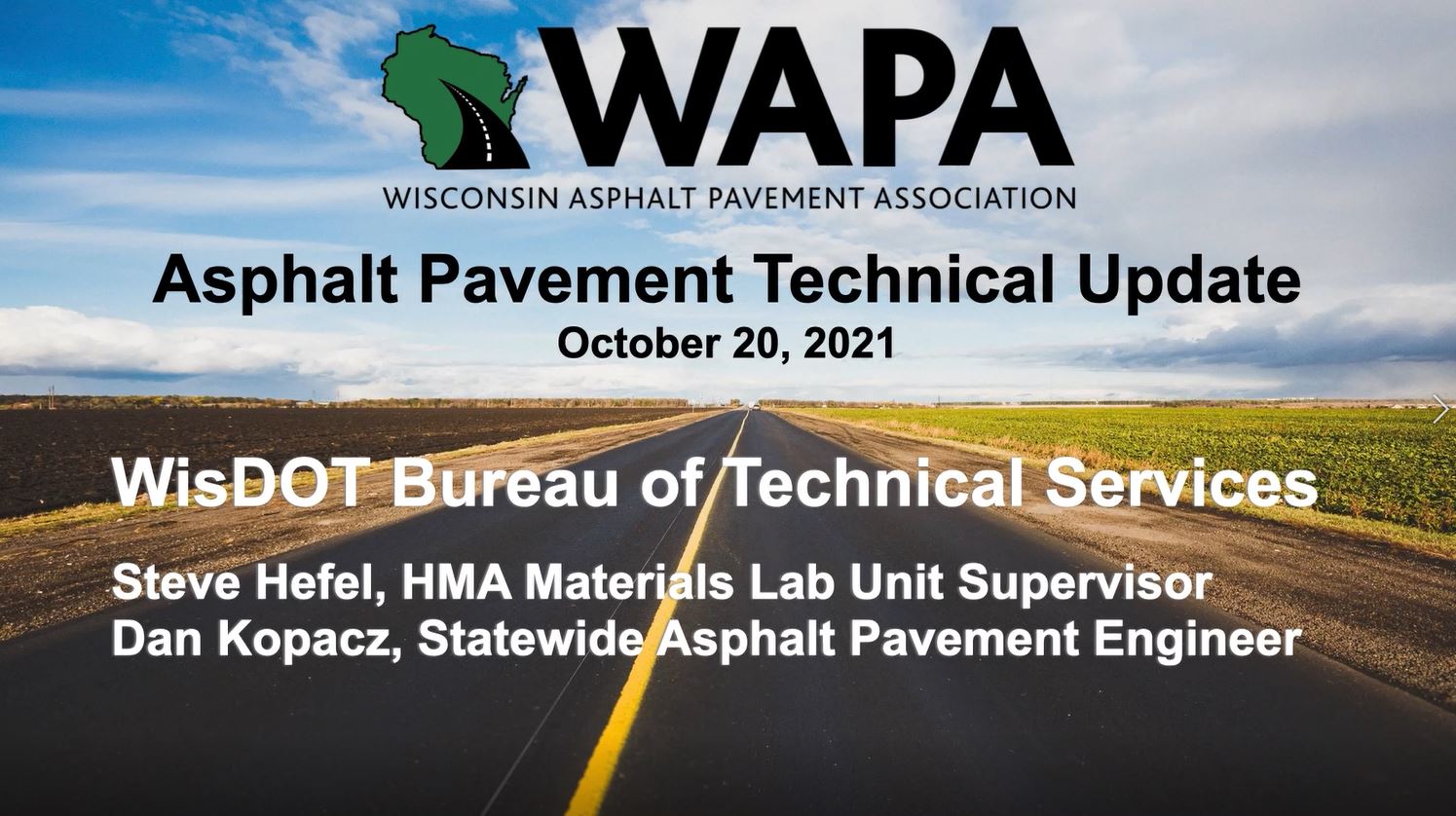 2021 Asphalt Pavement Technical Update